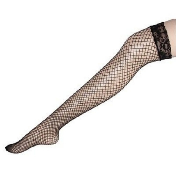 Accessories | Sexy Black Fishnet Thigh High Tights Stockings | Poshmark